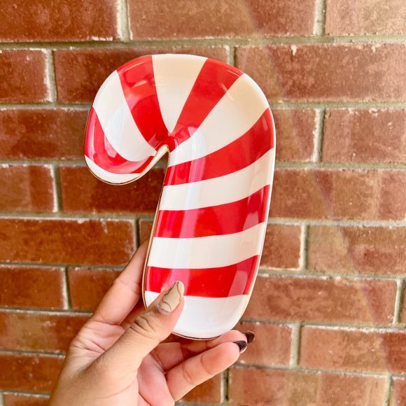 Target | Holiday | Bullseye Playground Candy Cane Dish | Poshmark